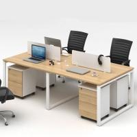 China Wooden Pc Modern Computer Desks 1.2M White Metal Material With Drawers for sale
