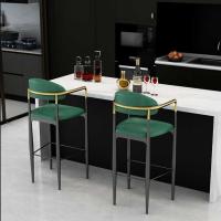 China 62.9 Inch Bar Table Stool Set White Marble Wood Grain Thickness 25mm With Chairs for sale