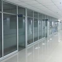 China Single Glazing Soundproof Office Partitions Walls Thickness 12mm Customized Size for sale