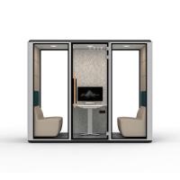 China Mobile Work Space Soundproof Office Pods Portable In Acoustic Panel for sale