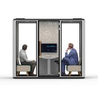 China Mobile Work Space Soundproof Office Pods Portable In Acoustic Panel for sale