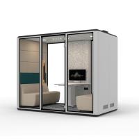 China Mobile Work Space Soundproof Office Pods Portable In Acoustic Panel for sale