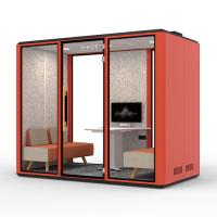China Acoustic Silent Office Privacy Pods Convertible Office Telephone Booth for sale