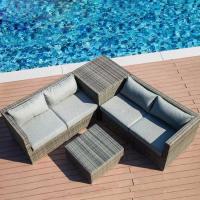 China Wicker Patio Corner Sofa Set Customized Color Rattan Outdoor Furniture for sale
