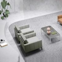 China Elegant Aesthetic Leather Reception Furniture ODM Carefully Crafted for sale
