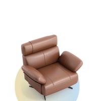 China Customized iso Single Leather Recliner Sofa Two Seater Living Room for sale