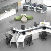 China L Shape Office Table Cubicle Partition for sale