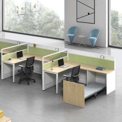 China L Shape Office Table Cubicle Partition for sale