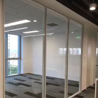 China Thickness 8mm Glass Office Dividers Partitions Stability Safety for sale