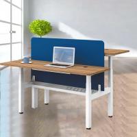 China 2 Person Adjustable Workstation Desk Electric Sit Stand Automatic Lifting for sale