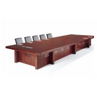 China Rectangle Conference Room Table Wood Brown Meeting Boardroom Table for sale