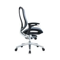 China High End Blue Mid-back Mesh Office Chair With Adjustable Armrests for sale