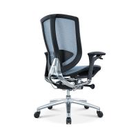 China High End Blue Mid-back Mesh Office Chair With Adjustable Armrests for sale