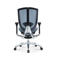 China High End Blue Mid-back Mesh Office Chair With Adjustable Armrests for sale