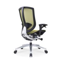 China Ergonomic Green PU Lifting Arms High Back  Mesh Computer Office Chair for sale