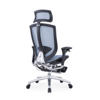 China Gray Blue Lifting Armrest Mesh Office Chair For Comfortable And Productive Work for sale