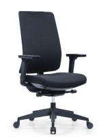 China Ergonomic Blue Rotating Fabric Mesh Office Chair With 3D Lifting Armrest for sale