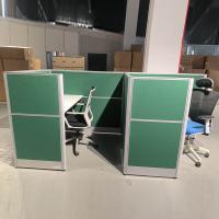 China Green Aluminum Computer Office Partition Workstation Computer Desk for sale