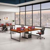 China Modular Open Area Workstation Wooden Cubicle Workstation Desk for sale