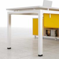 China White 4 Person Office Cubicle Workstation Staff Open Workstation for sale