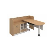 China Metal Leg Popular Office MDF Executive Furniture Office Desk for sale