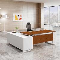 China 1.8M Office Furniture Desk CEO Office Executive Office Table With Cabinet for sale