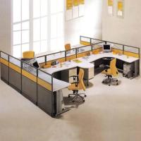 China Blue 2 4 6 People Office Arc Workstation Desk Office Furniture for sale