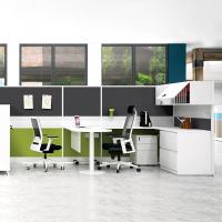 China Modern Design Steel Desk Frame Table Top Office Desk Office Workstation For Staff for sale