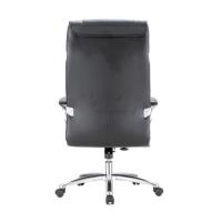 China Black Executive Office Chair Rolling Swivel PU Leather Chair for sale