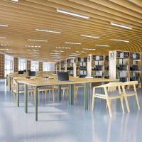China Office Computer Table Modular Wooden Office Desk For Reading Room for sale