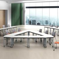 China Metal Leg Foldable Offiec Desk Moving Office Workstation Desk for sale