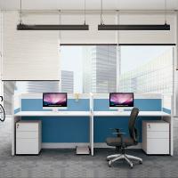 China Office Call Center Aluminium Furniture Modular 2 Seater Office Workstation Desks for sale
