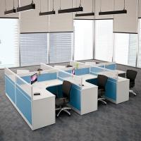 China Office Call Center Aluminium Furniture Modular 2 Seater Office Workstation Desks for sale
