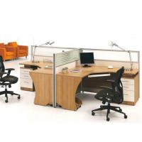 China Classic Cubicle Office Partition Table Modular 4 Seater Workstation for sale