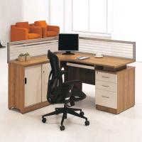 China Classic Cubicle Office Partition Table Modular 4 Seater Workstation for sale