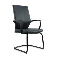 China Ergonomic Leather Office Chair Executive Mid-back Visitor Chair for sale