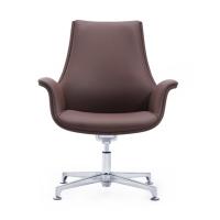 China Brown Ergonomic Lifting Chair Swivel Leather Recliner Chair for sale