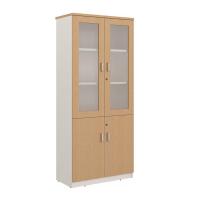 China File Cabinet Office Furniture Wood File Cabinet With Glass Door for sale