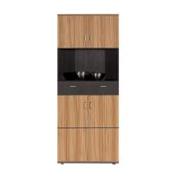 China Height Double Door Strong Office Bookcase Wooden Filing Cupboard for sale