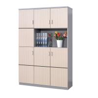 China Wooden Office Bookcase Glass Door Document File Book Cabinet for sale