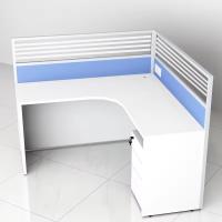 China Modern Office Desk Single Seat Workstation Desk Call Center Table for sale