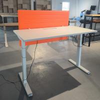 China Dual Motor Lifting Desk Frame Electric Height Adjustable Sit Stand Desk for sale