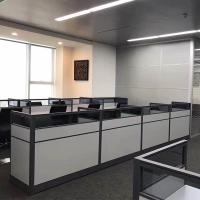 China Customized L Shape 2 4 6 Person Staff Office Modular Workstations for sale