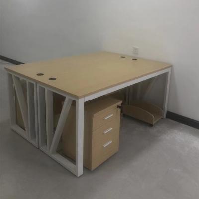 China 47 Inches Workstation Desk Office Furniture Single Ofice Desk And Chair Set for sale