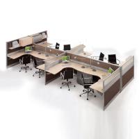 China Modular 2 4 6 Office Desks Office Cubicles Work Station Office Furniture for sale