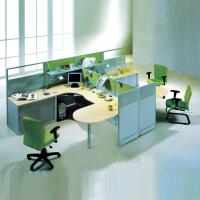 China Office Cubicle Workstation Privacy Screen Partition Office Desk Set for sale