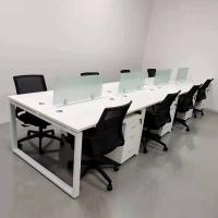 China Office Furniture Staff Call Center Executive Office Workstation For 6 Person for sale