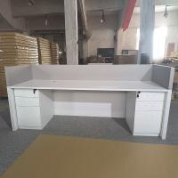 China Hotel Lobby Front Desk Reception Counter Beauty Salon Bar Reception Table for sale