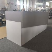 China Hotel Lobby Front Desk Reception Counter Beauty Salon Bar Reception Table for sale