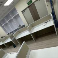 China 2 Person Office Partition Table Staff Cubicle Workstation Desk for sale